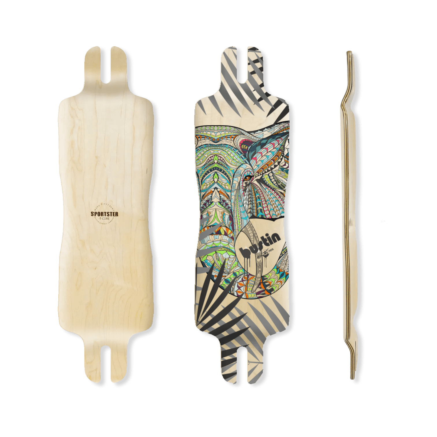 Bustin Sportster Deck Elephant Mosaic | Bustin Sportster Deck Elephant ...