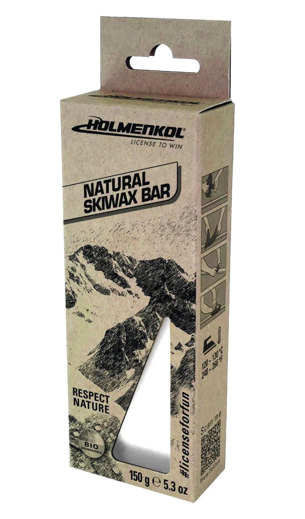 Cera quente Holmenkol Natural Skiwax Bar | Cera quente Holmenkol ...
