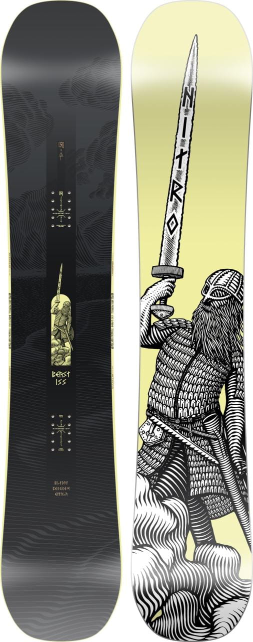 Nitro Snowboards Herren Beast Board, Freestyle-/Allmountainboard, Twin ...